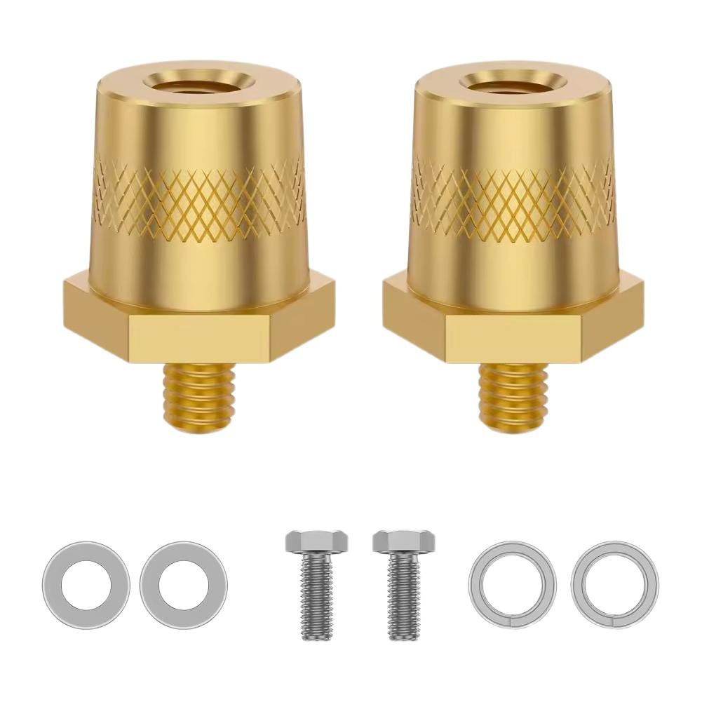 QHUDLV 1pair Battery Pole Adapter Terminal Connector Fittings M6 M8 ...