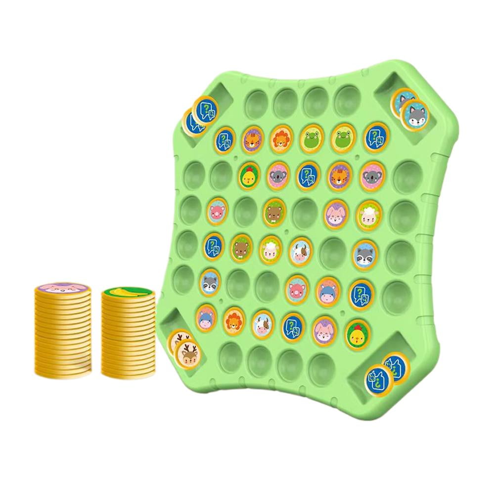 QHUDLV 2-4 Player Flip Chess Memory Game – Board Game for Battle Puzzle ...