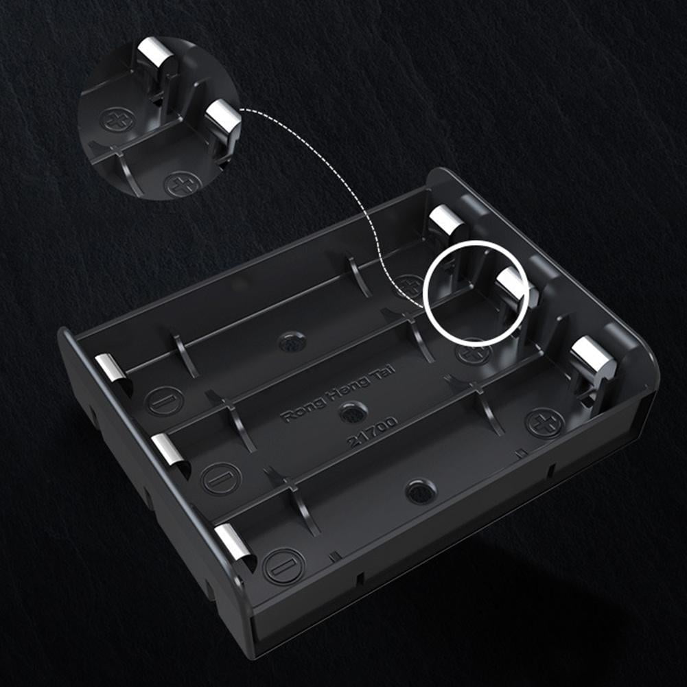 QHUDLV 21700 Battery Storage Box,1/3/4 Slot Lithium Battery Holder ...