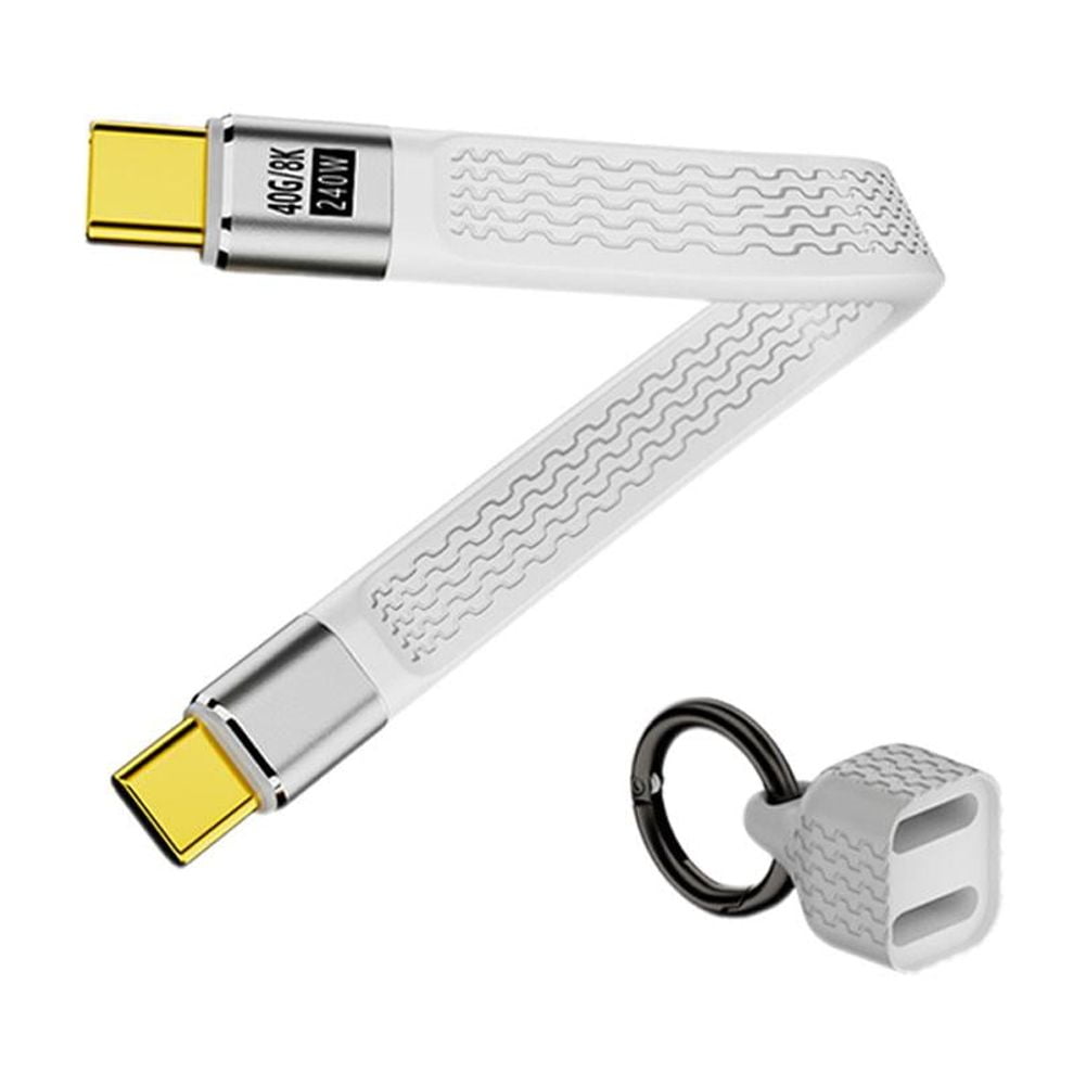 QHUDLV 240W Fast Charging Type C Charger Cord, Braided USBC Phone ...