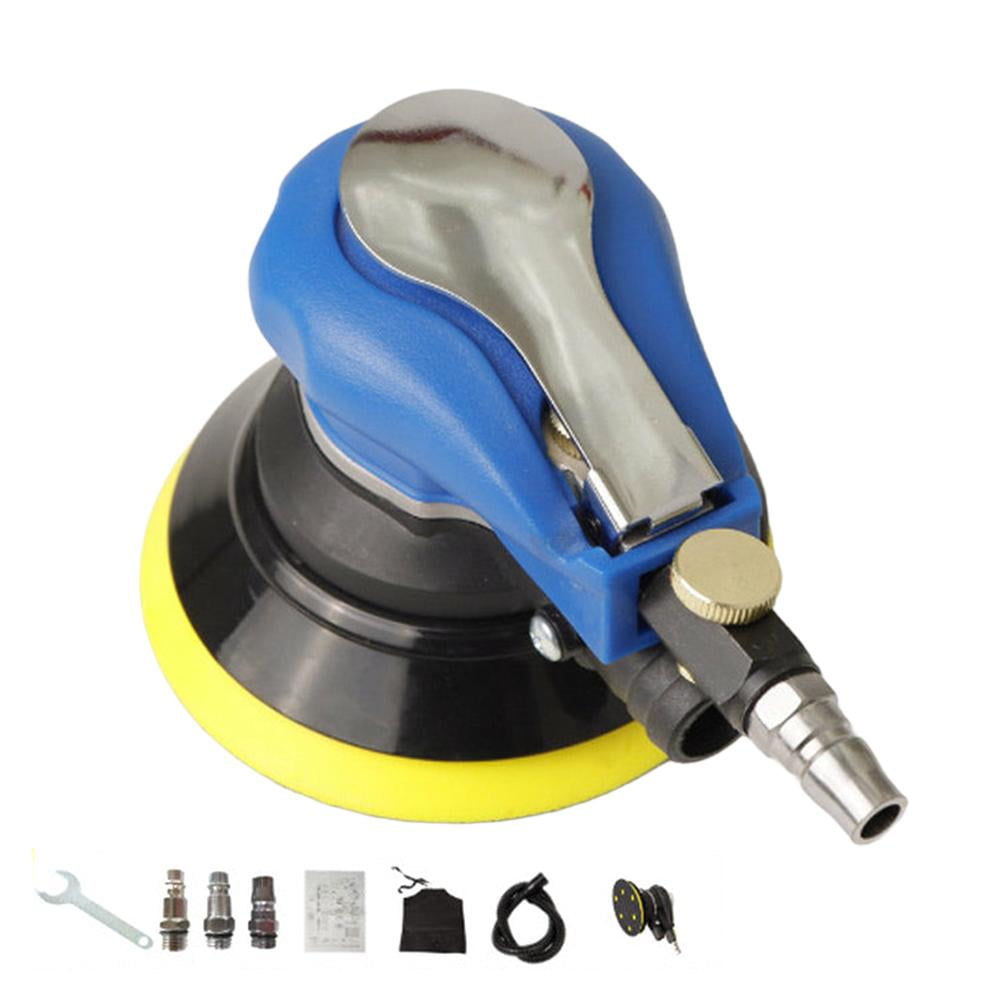 QHUDLV 5 Round Polisher Eccentric Pneumatic Sanding Machine Sander ...