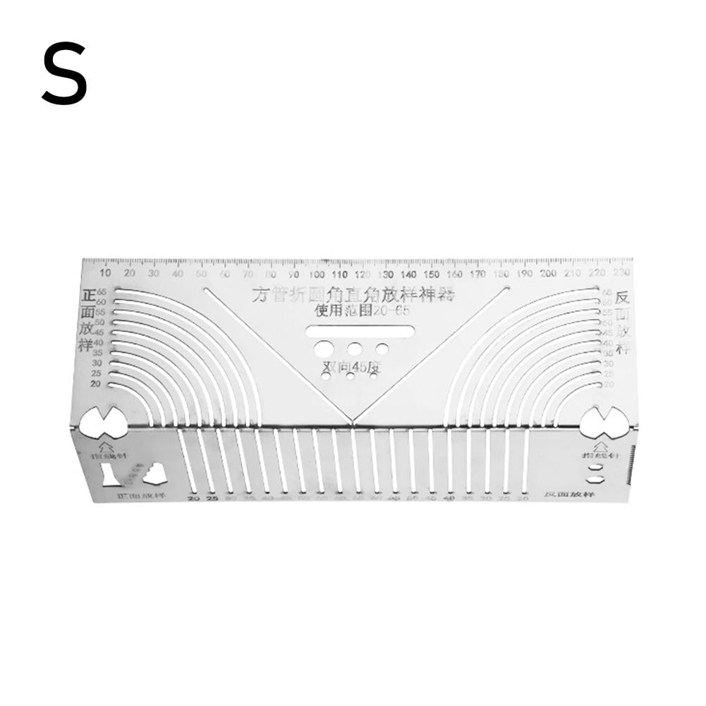 QHUDLV Arc Marking Ruler,Right Angle,Construction Drawing Tool ...