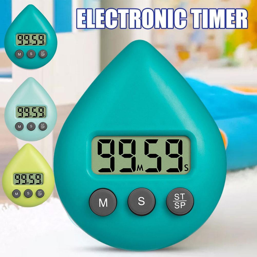 QHUDLV Bathroom Clock Alarm, Shower Timer for Kids Adults New Digital ...