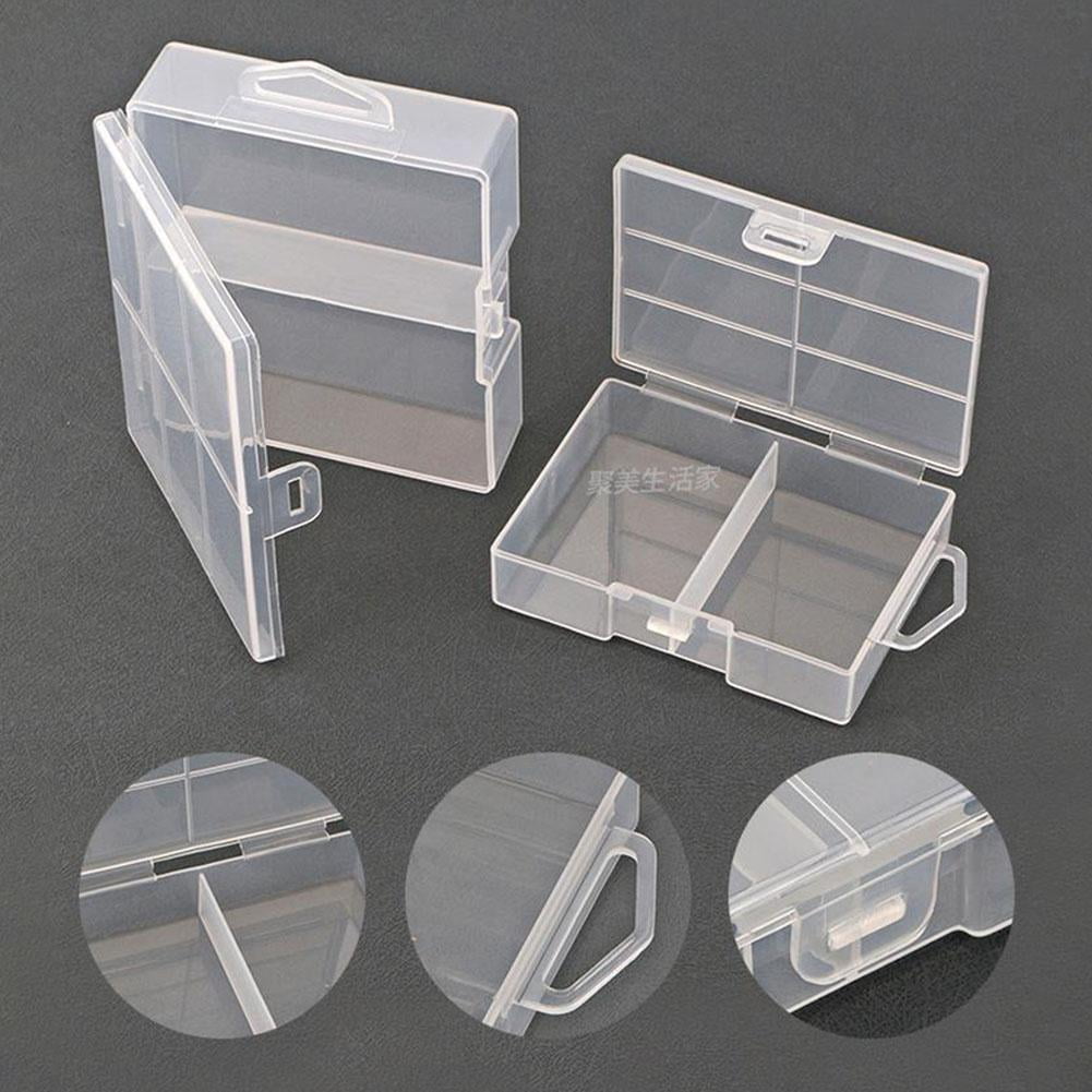 QHUDLV Battery Storage Case Holder Organizer Box For 10 AA AAA ...