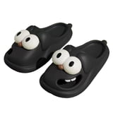 QHUDLV Big‑Eyed Dog Slippers – Funny Tongue Kiss Design – Non‑Slip ...