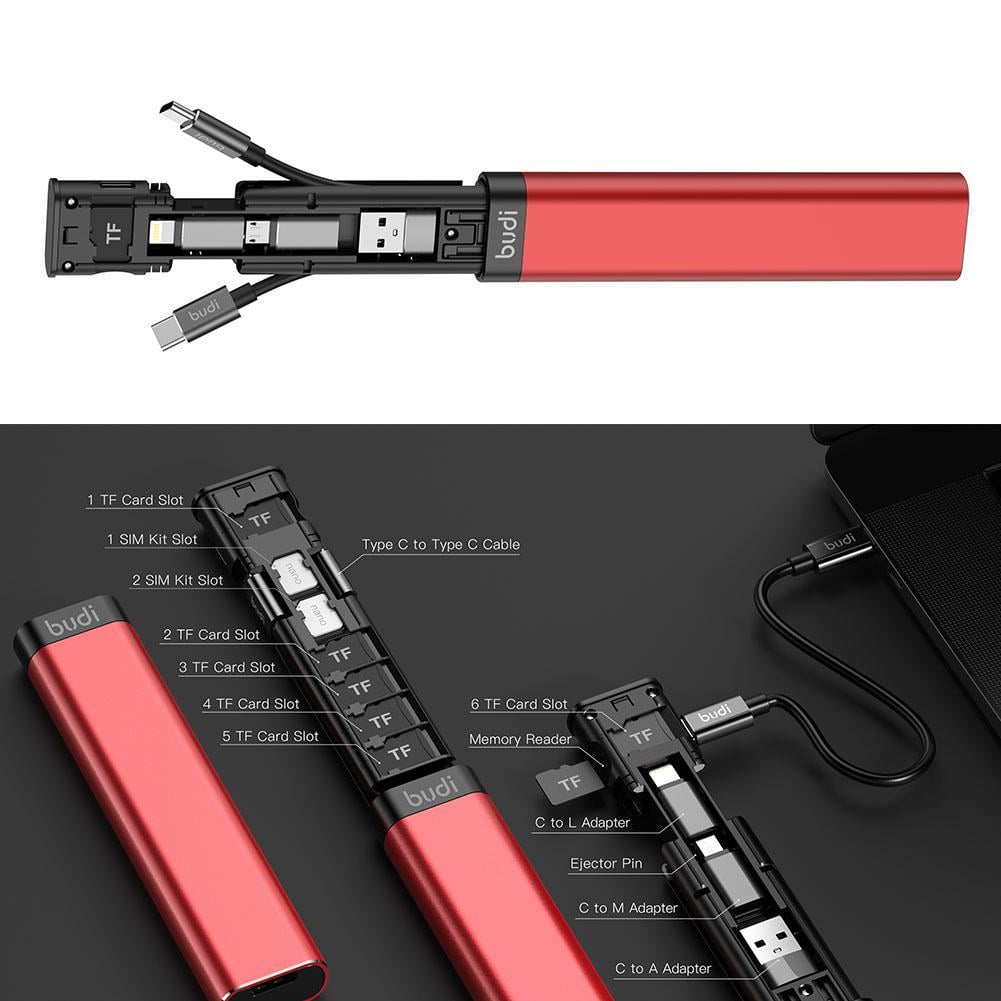 QHUDLV Budi Multi-Functional Cable Stick,PD Charging Fast Charge Cable ...