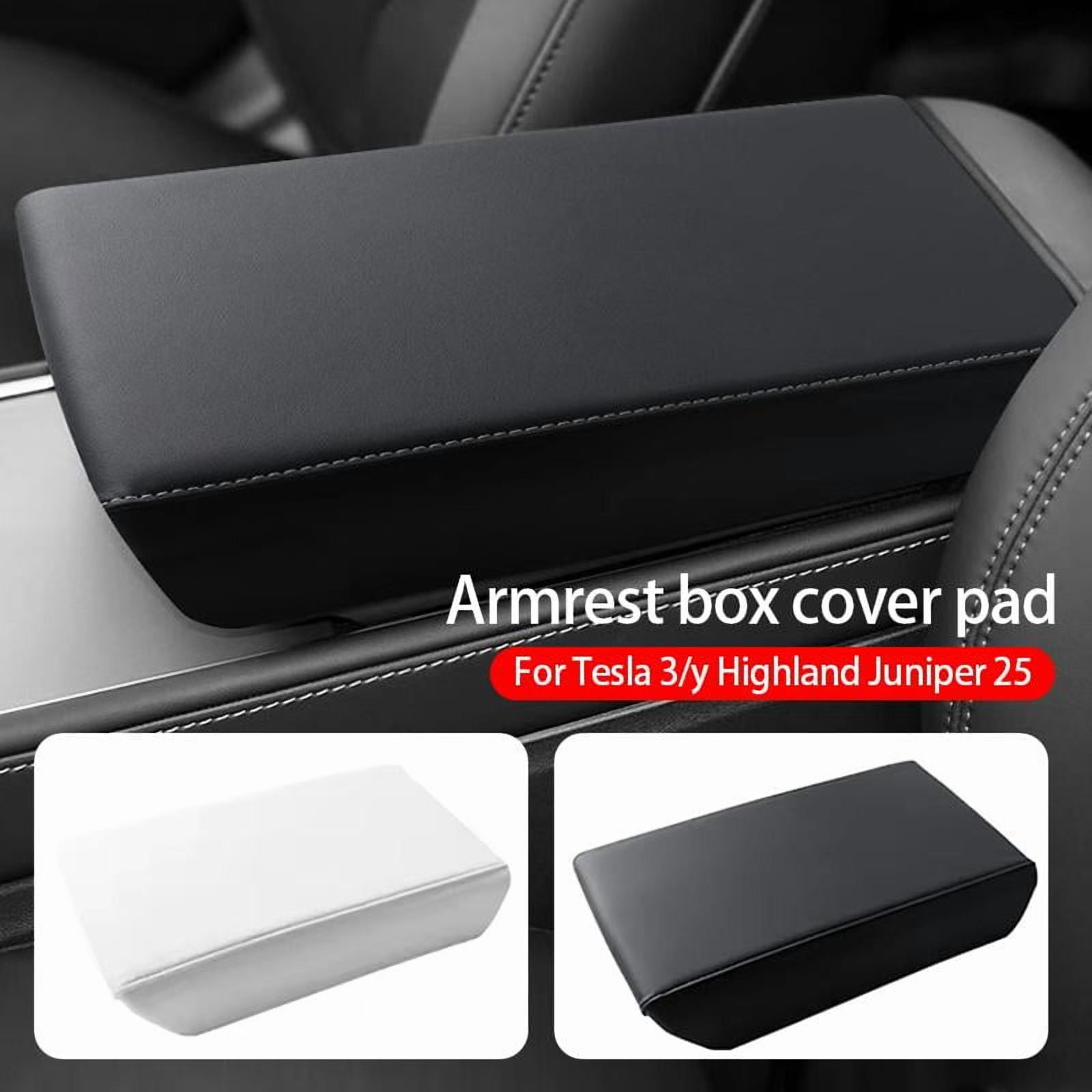 QHUDLV Car Armrest Mat Center Console Protector Cushion Box Cover Pad a ...