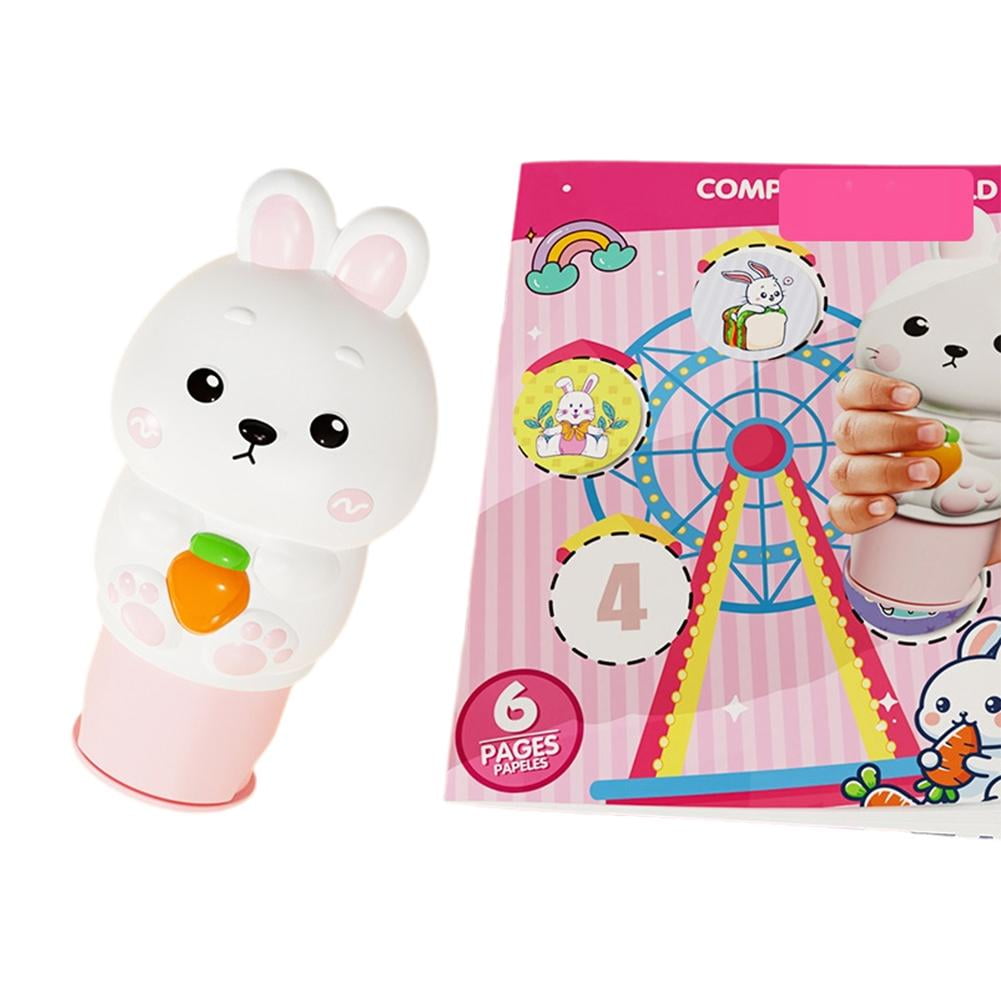 QHUDLV Cartoon Sticker Stamper – Arts and Crafts Set – Cute Collectible ...