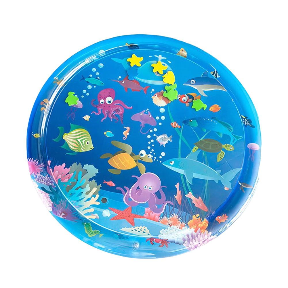 QHUDLV Cat Sensory Play Mat,Water Interactive Pad,Cooling Indoor Toy ...