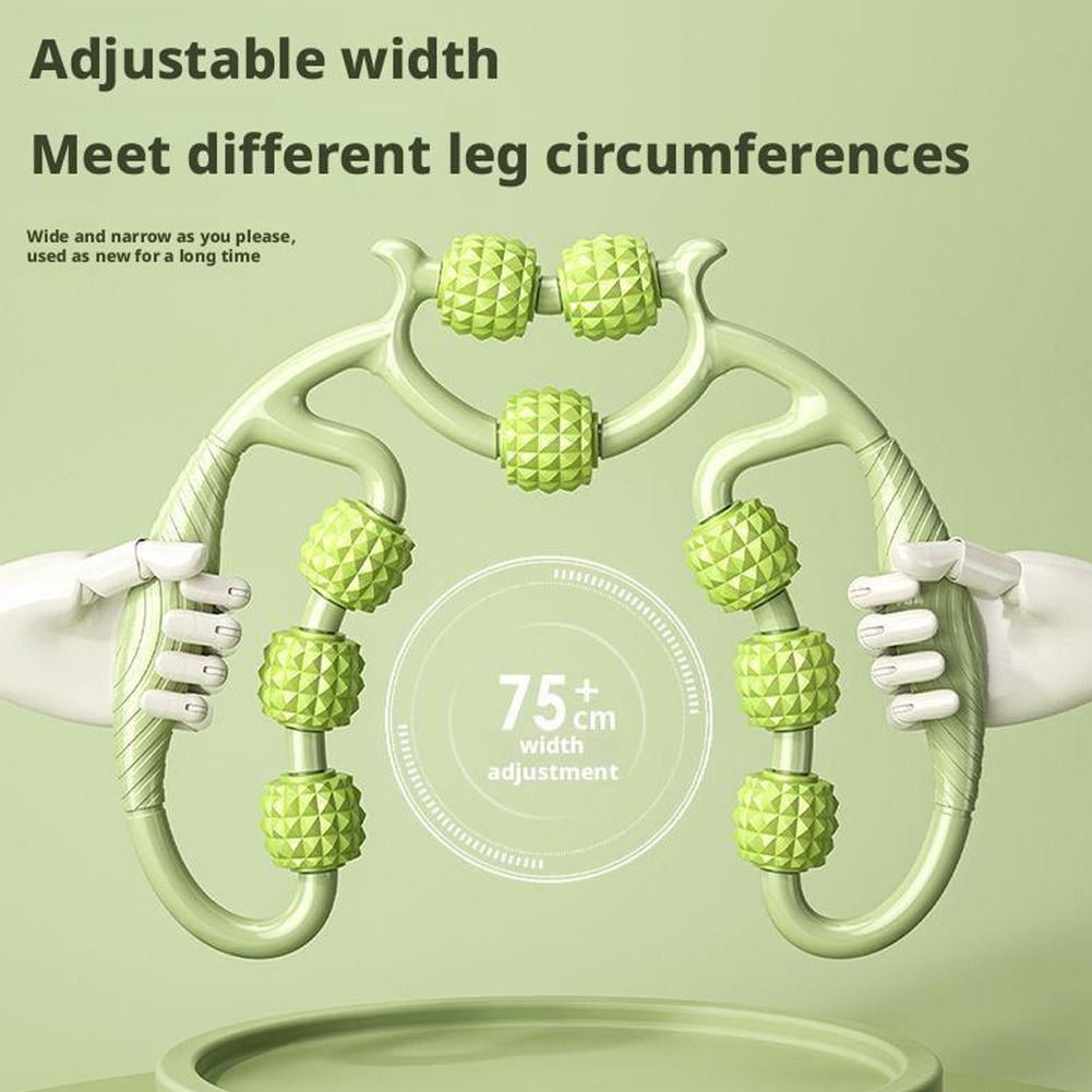 QHUDLV Circular Leg Clamp, Handheld 9 Wheels, Multipurpose Massage Tools for Women and Men ...