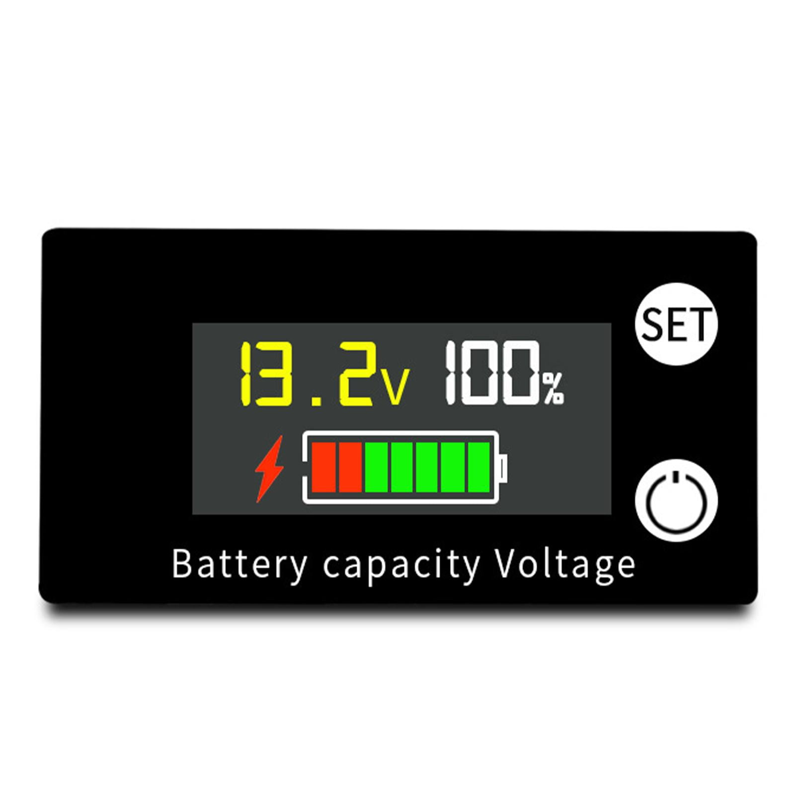 QHUDLV Color Screen + Alarm + Temperature Lcd Voltage And Electricity ...