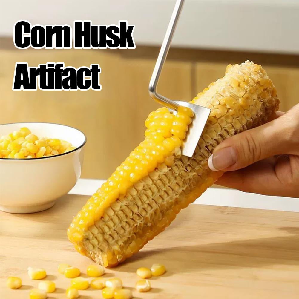 QHUDLV Corn Peeler, Stee Corn Cob Stripper Tool for Corn On Cob,Corn On ...