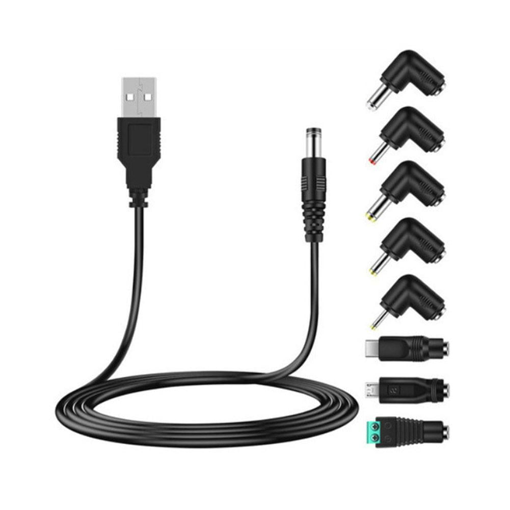QHUDLV DC Power Adapter Cable Set, 5.5x2.1mm to 5.5x2.5mm Converter ...