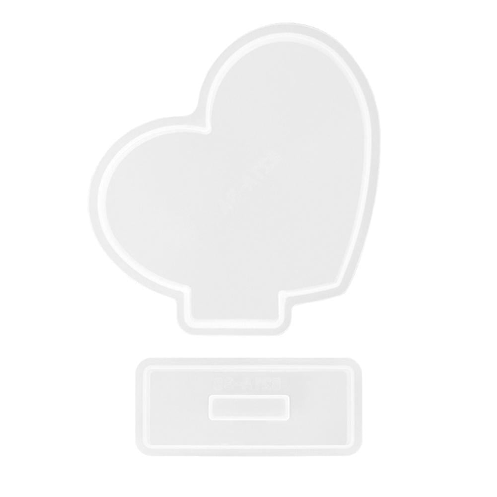 QHUDLV DIY Love Photo Frame Mold,Creative Resin Platform,Handmade Craft ...