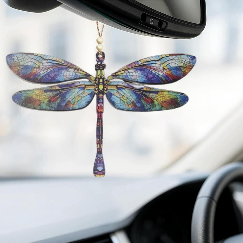 QHUDLV Dragonfly Suncatcher, Dragonfly Gifts for Women, 2D Acrylic ...