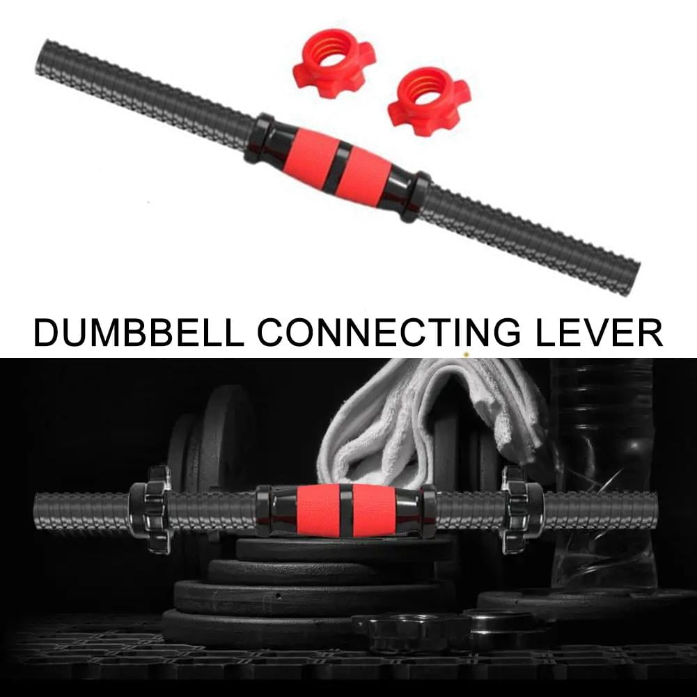 QHUDLV Dumbbells Barbell lever Set with Connecting Rod Adjustable ...