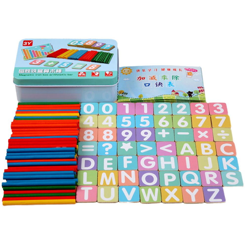 QHUDLV Educational Counting Toy,Number and Letter Sticks,Learning Set ...