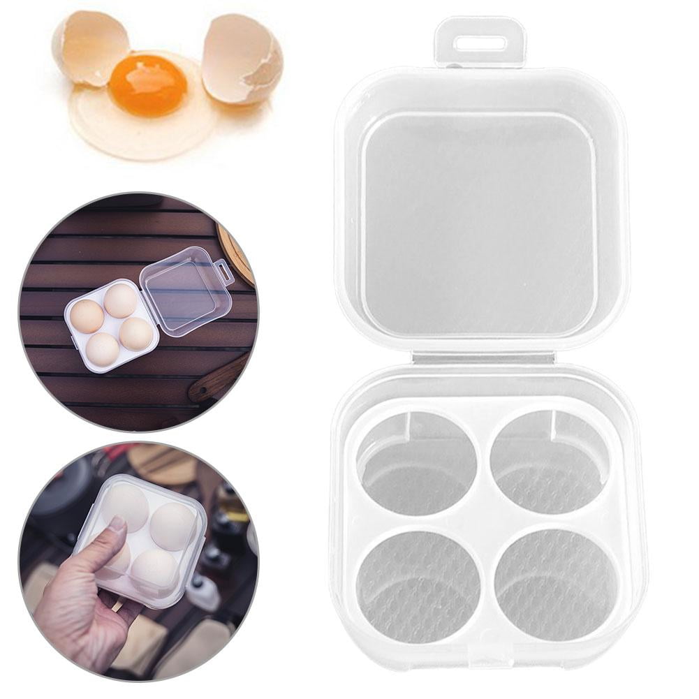 QHUDLV Egg carton 4 Compartments Egg Organizer Colorful Egg Box Storage ...