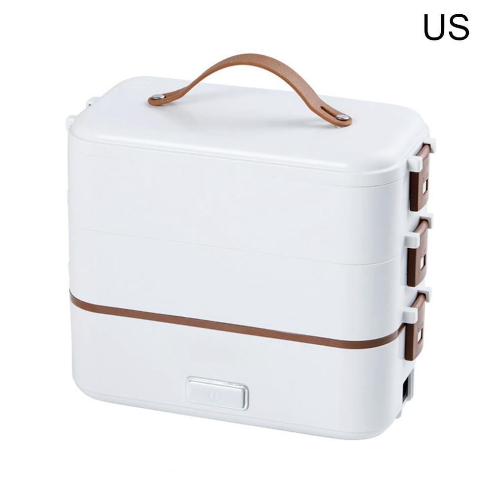 QHUDLV Electric Lunch Box – 360 Steam Cooking Heated Food Warmer with ...