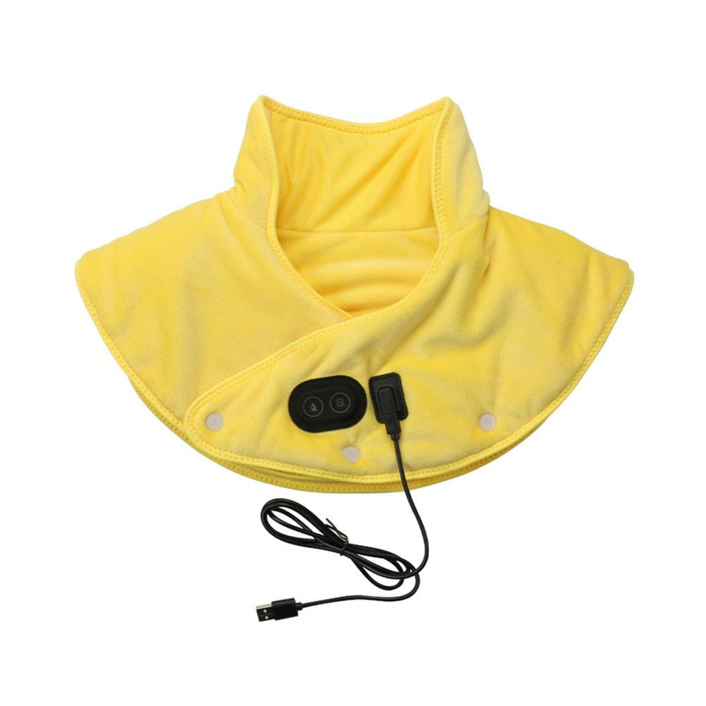 QHUDLV Electric Shoulder Pad,Vibration Massage and Heating,Neck Back ...