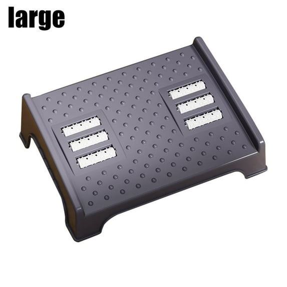 QHUDLV Ergonomic Adjustable Foot Rest Stool with Roller Massage, Office ...