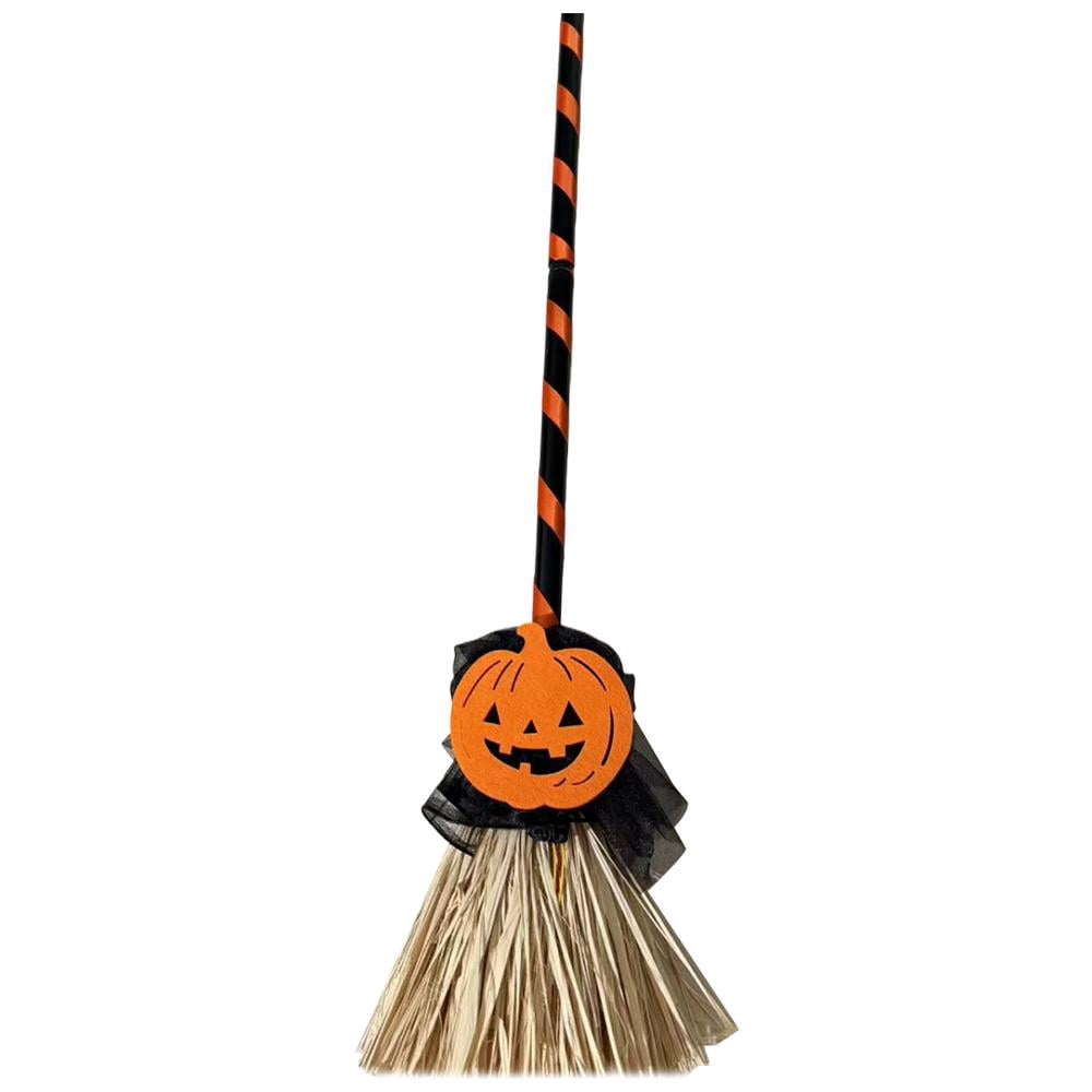 QHUDLV Floating Witch's Broom, Haunted Sounds Moving Animated ...