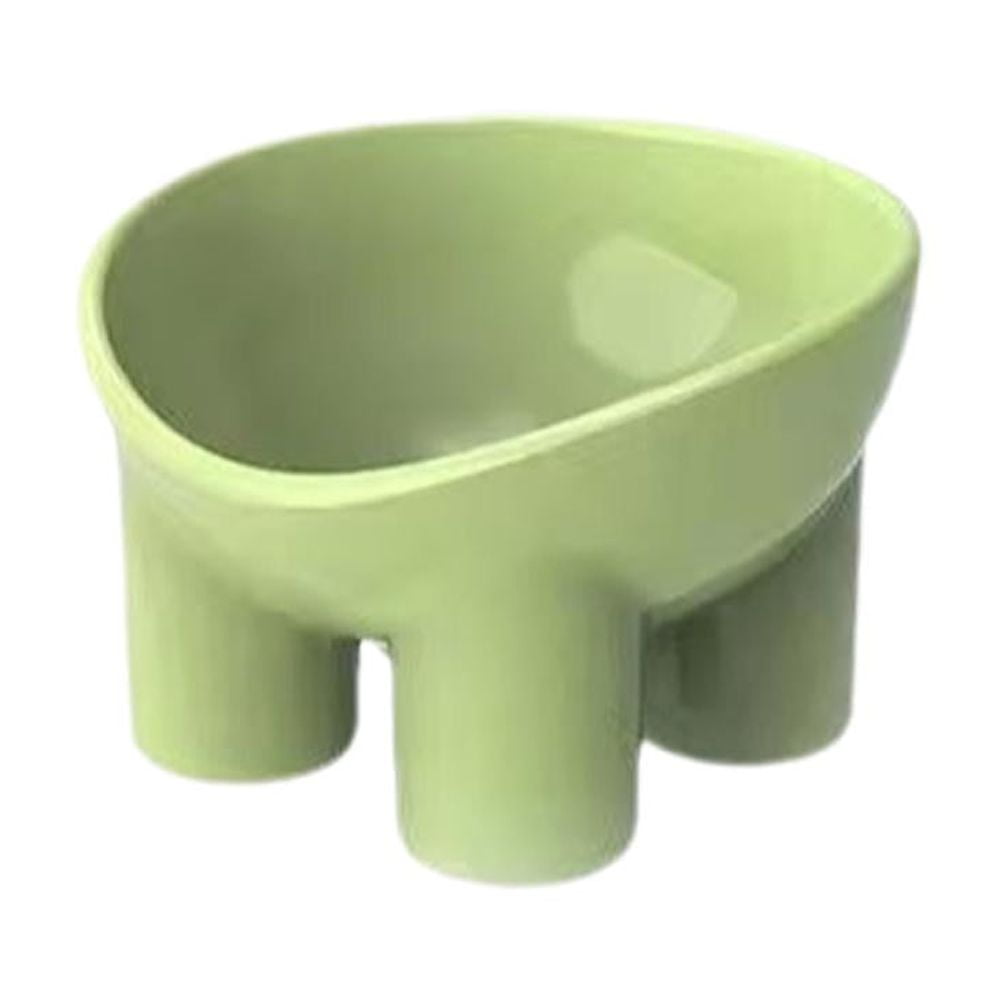 QHUDLV Food Bowl Macron Color Thick Legs High Feet Stable Food Dog 4 ...