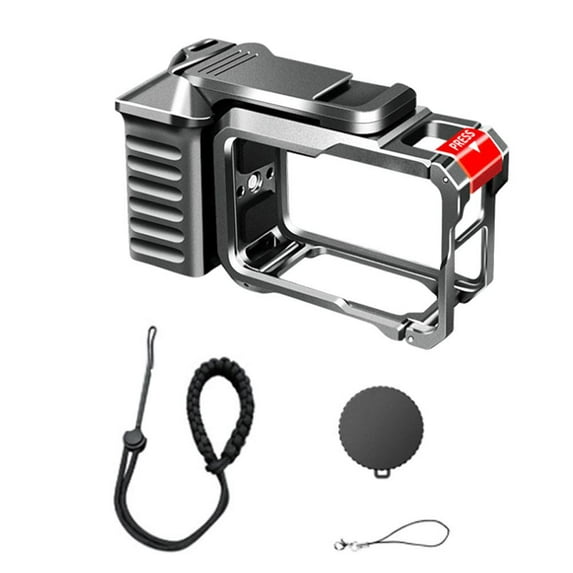 QHUDLV For Action 5Pro/4/3 Metal Street Grip Vlog Grip Mount Aluminum ...