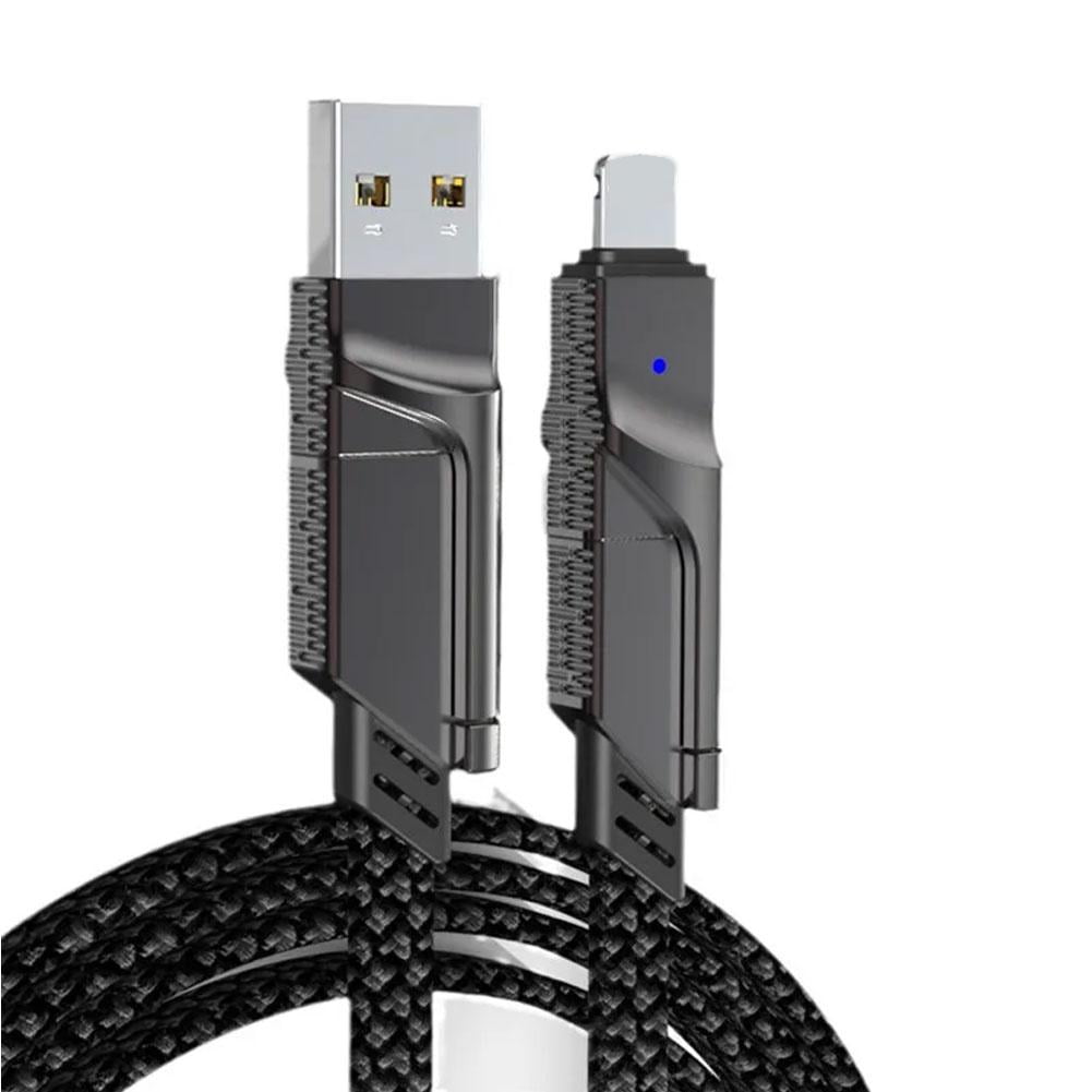 QHUDLV Four-in-one Data Cable For Type-C Dual PD Super Fast Charging ...