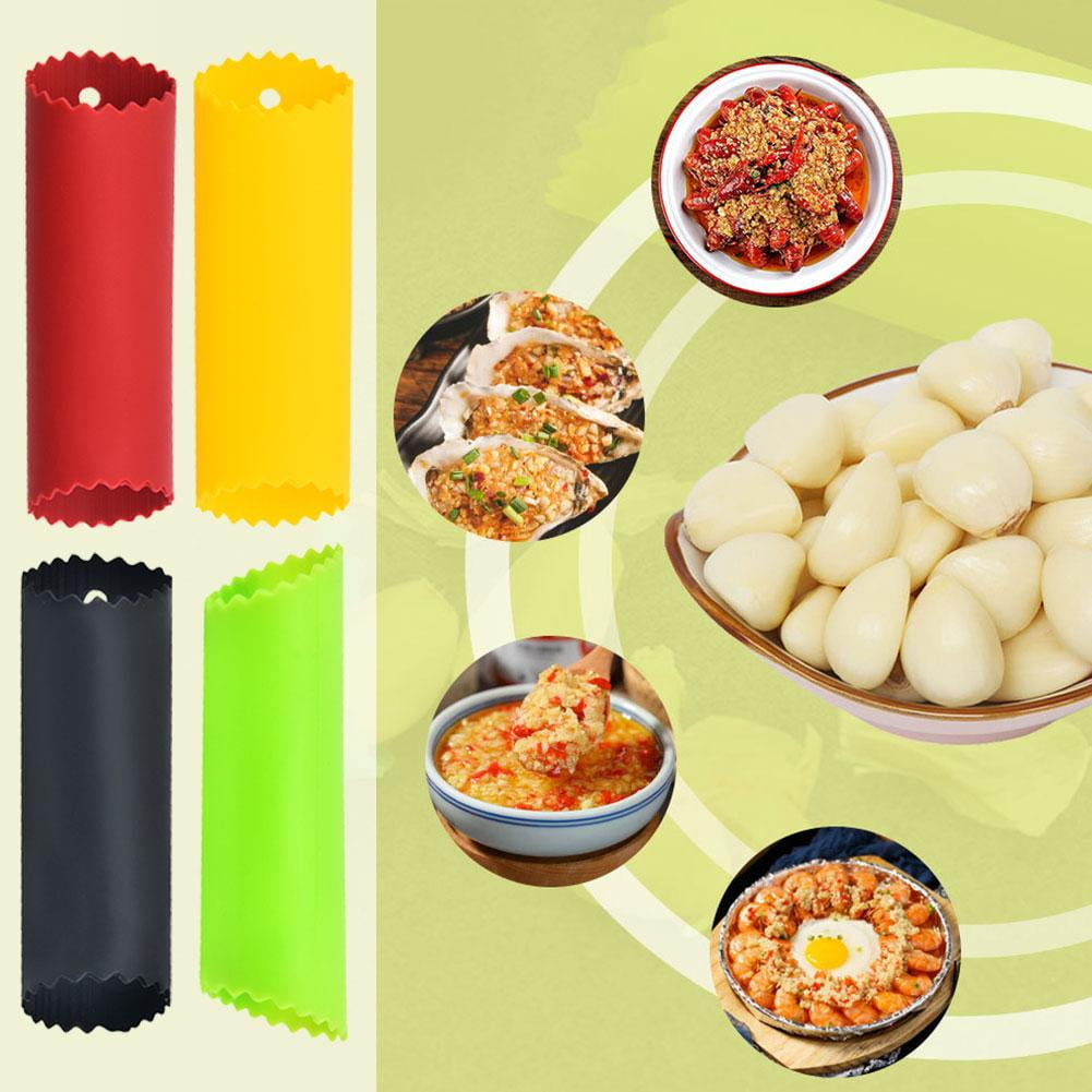 QHUDLV Garlic Peeler Skin Remover Roller, Easy to Peeled Garlic Cloves ...