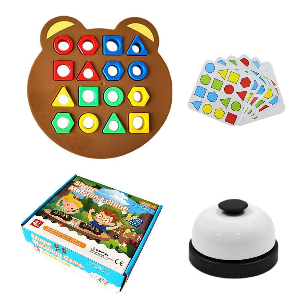 QHUDLV Geometric Shape Matching Toy ,Early Education Plastic Set ...