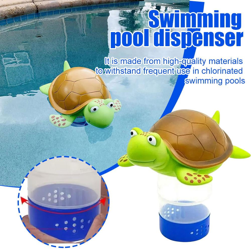 QHUDLV HFLWYWD Pool Chlorine Floater,Cute Sea Turtle Collapsible ...