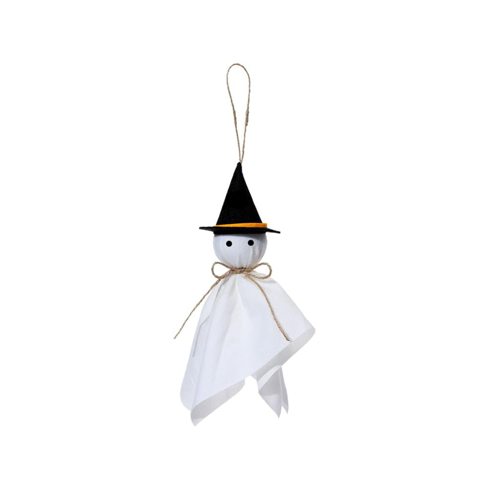 QHUDLV Halloween Hanging Ghosts Decoration,Farmhouse Rustic White Cloth ...