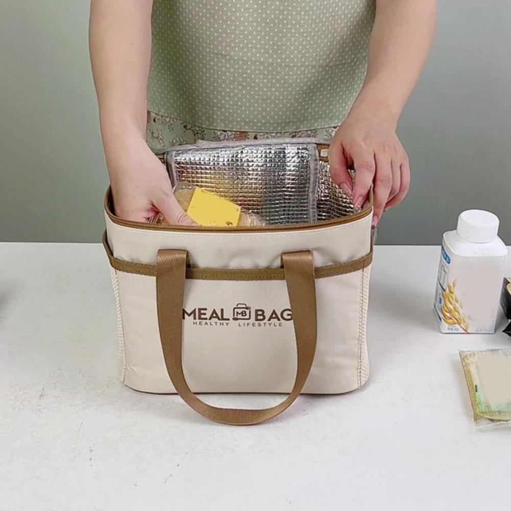 QHUDLV Handheld Portable Thermal Bag Insulation Picnic Bento Lunch ...