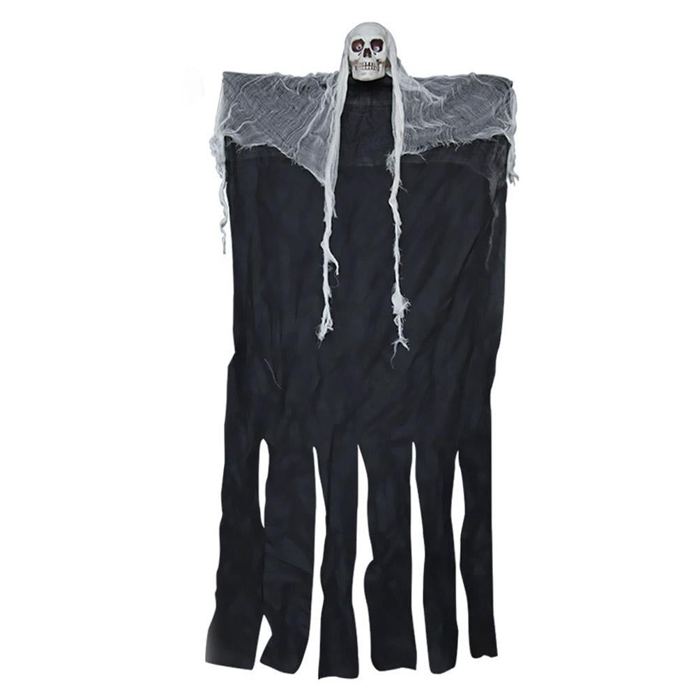 QHUDLV Hanging Halloween Skeleton Ghosts Decorations,Halloweens ...