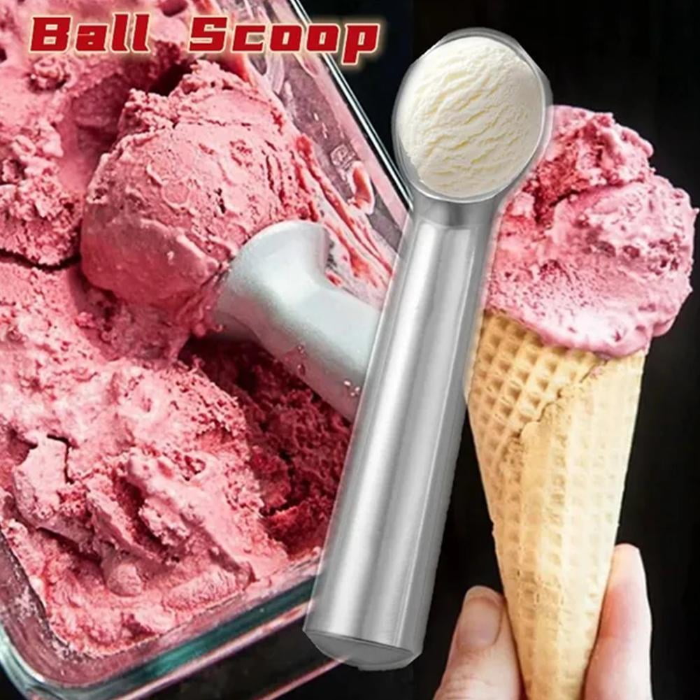 QHUDLV Ice Cream Scoop,Heavy Duty inches Nonstick Anti-Freeze One Piece ...