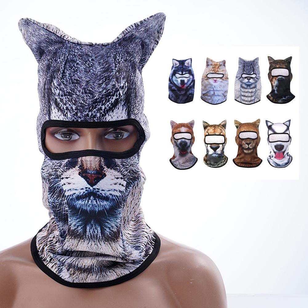 QHUDLV Ice Silk Balaclava Sheisty Face Mask Halloween Dog Balaclava ...