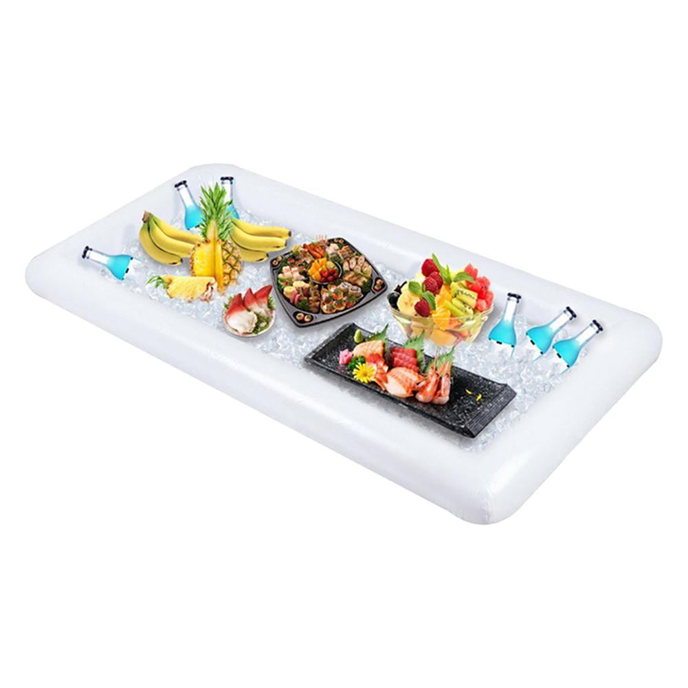 QHUDLV Inflatable Floating Row Swimming Pool Floating Bar Drinking ...