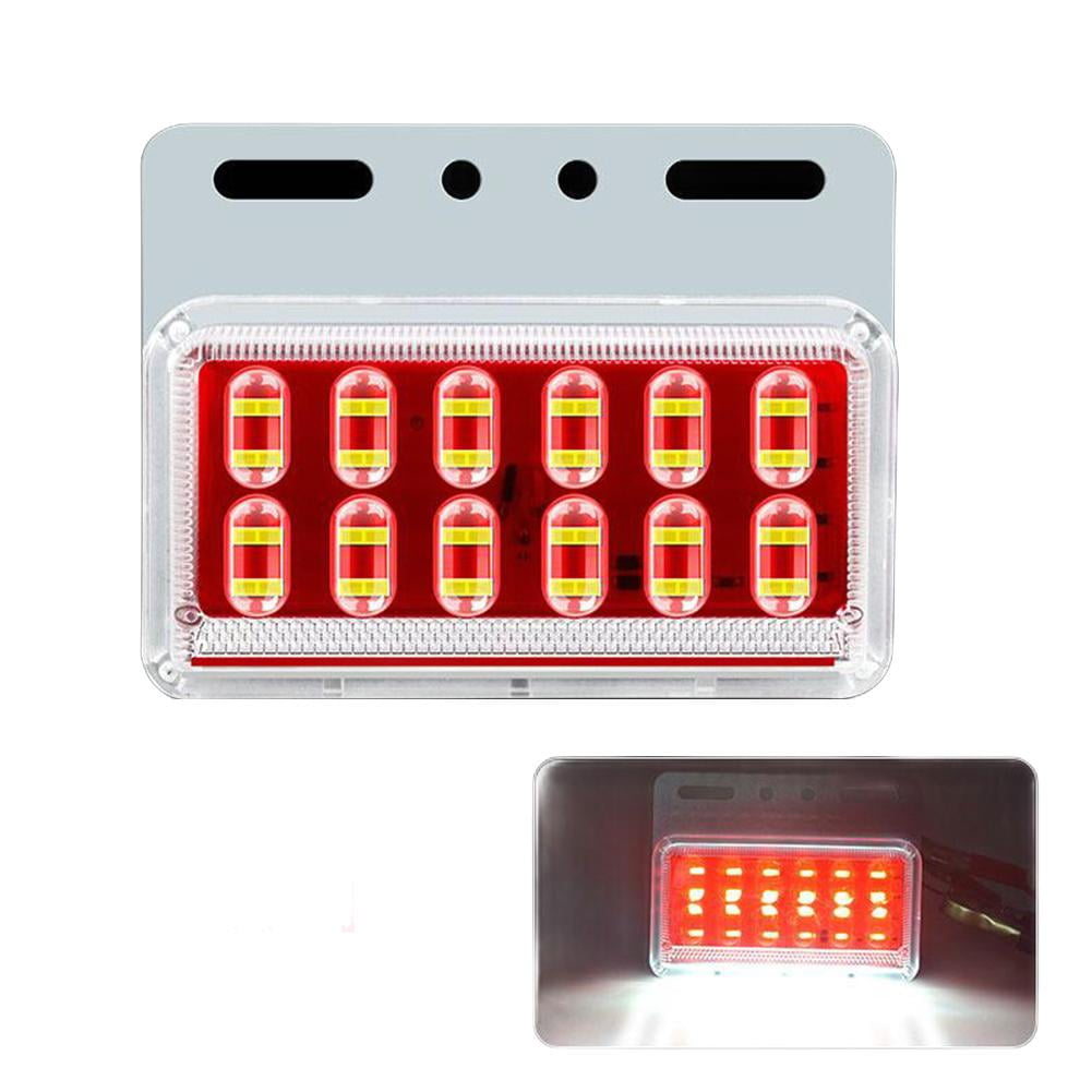 QHUDLV LED Truck Trailer Lorry Indicator Side Marker Light 24V Lamp ...