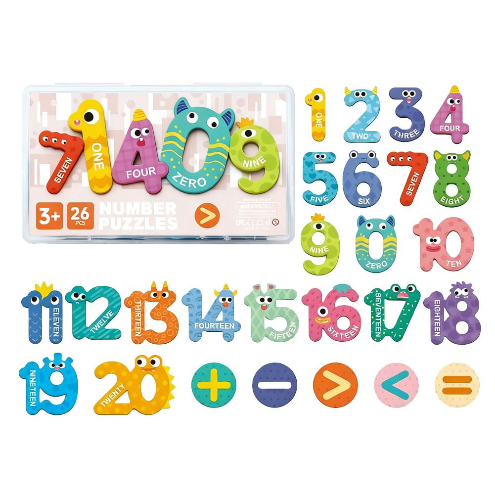 QHUDLV Magnetic Letters, Alphabet ABC Fridge Magnets for Toddlers ...