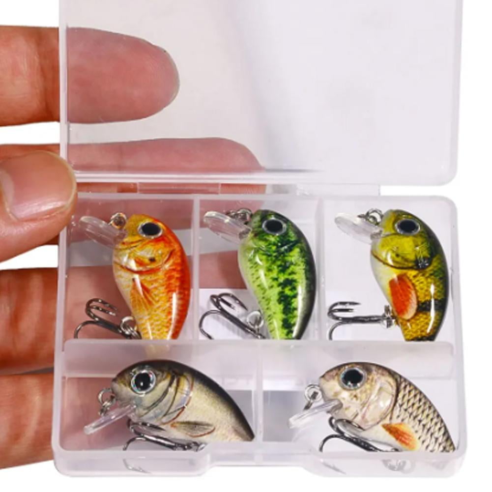 QHUDLV Mini Crankbait Fishing Lures Kits Swimbait Wobbler Hard Baits ...