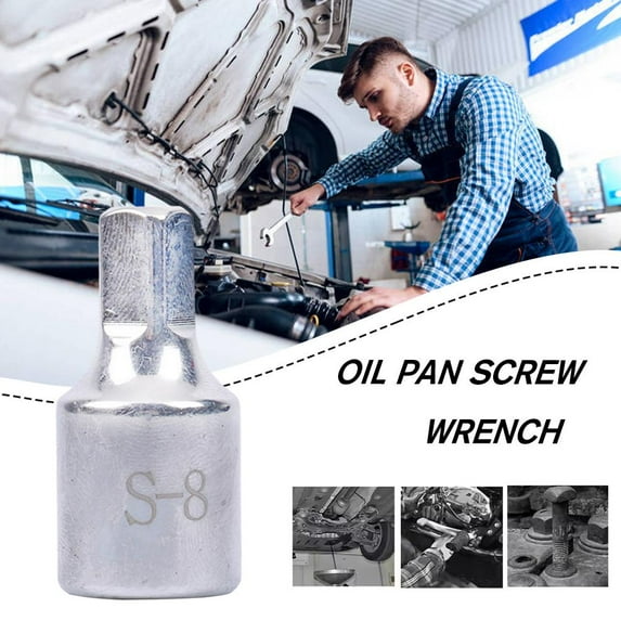 QHUDLV Oil‑Sump Drain Plug Key,8 mm Square,Socket Screw Removal Tool ...