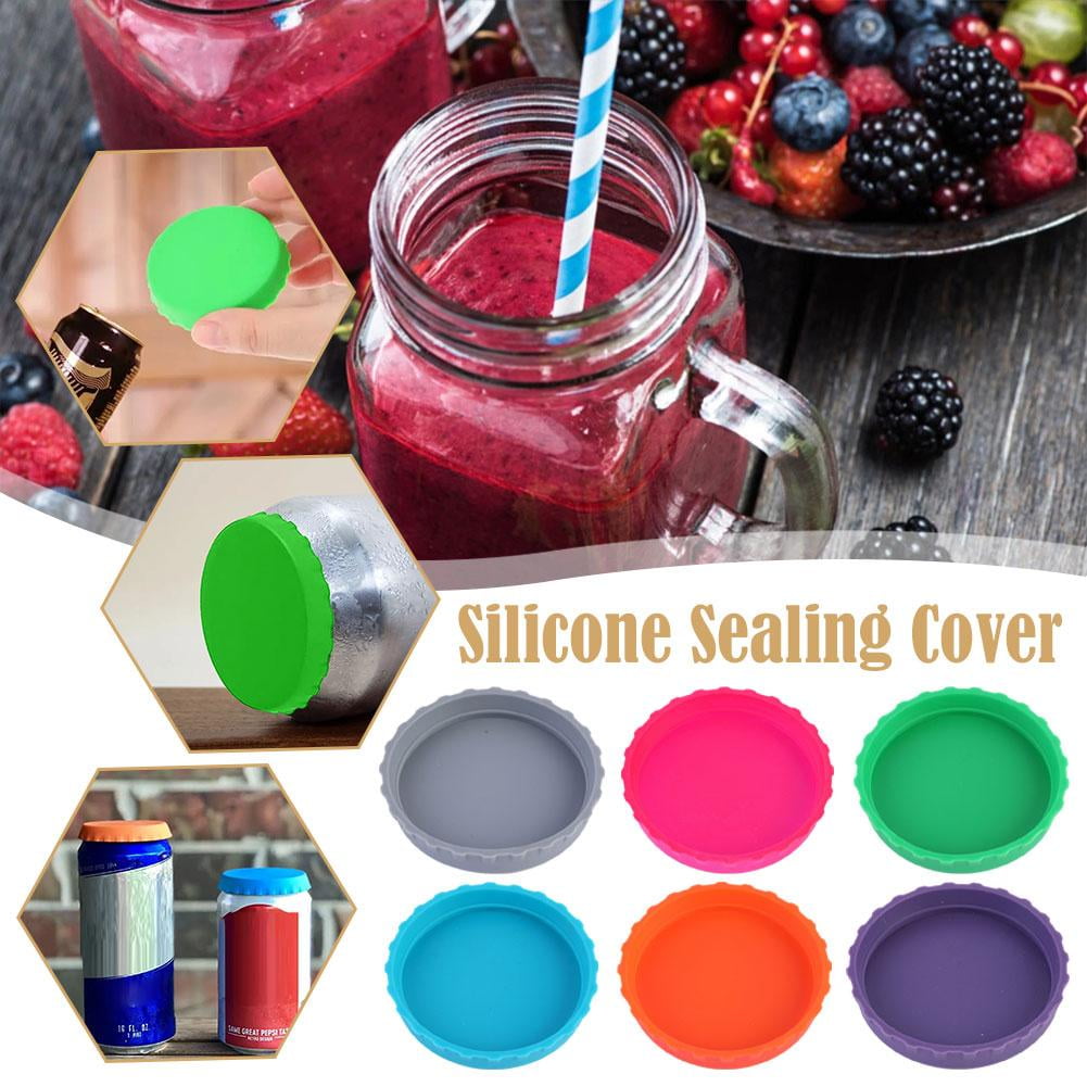 QHUDLV PLGEBR Soda Can Lids, Soda Juice Beverage Beer No Spill Silicone ...