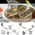QHUDLV Pasta Spaghetti Basket Noodle Boiling Frying Catering Utensils ...
