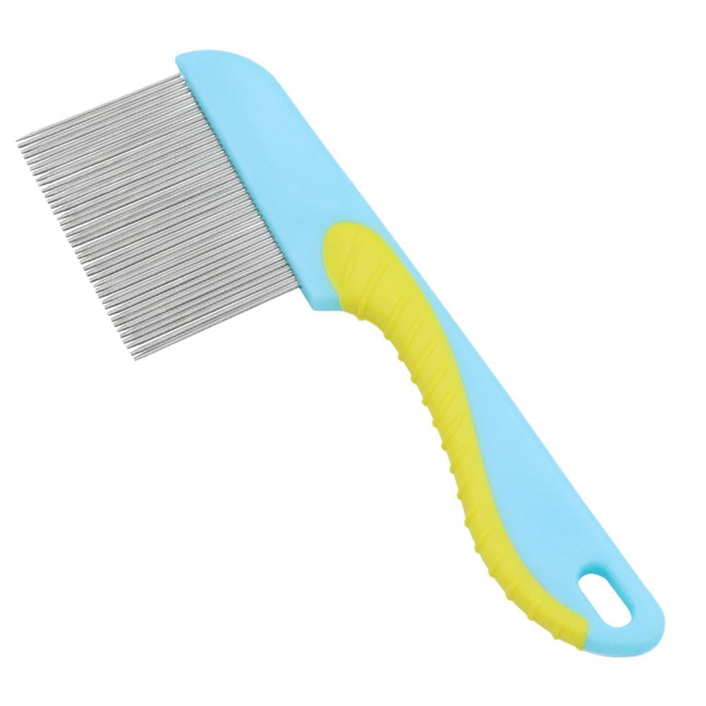 QHUDLV Pet Hair Comb,Flea Removal Shedding Tool,Dense Teeth Groomer ...