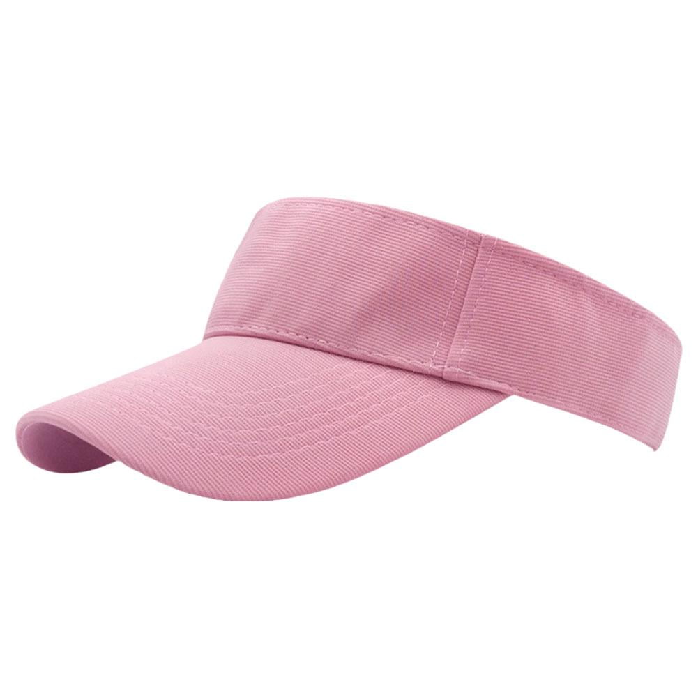 QHUDLV Pink Adjustable Empty Top Hat Can Add Ogo Topless Hat Printing ...
