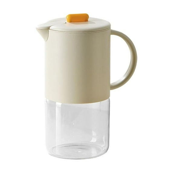 QHUDLV Pitcher, Borosilicate Glass Pitcher with Lid, High Temperature ...