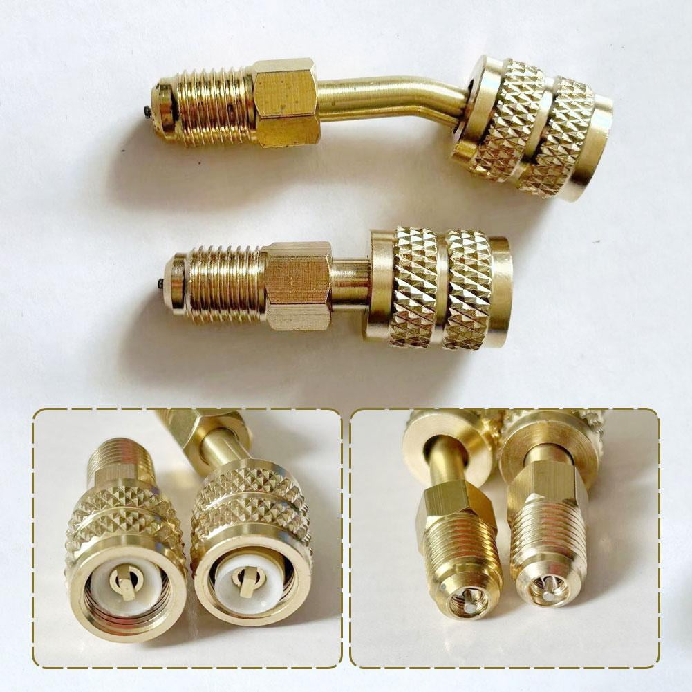 QHUDLV R410A Mini Split Adapter Kit 1/4 Inch Male SAE to 5/16 Inch ...