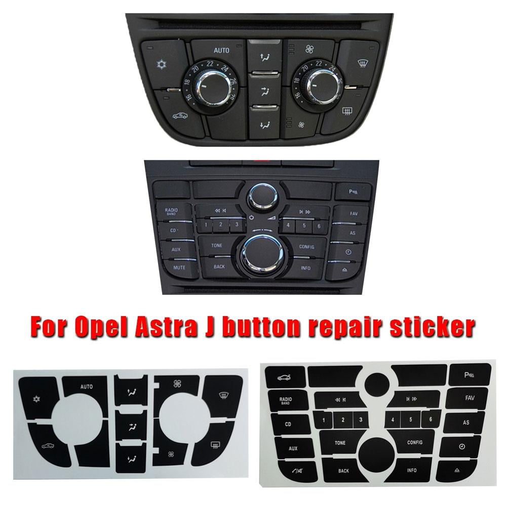 QHUDLV Radio Button Sticker Set,Dashboard Control Decals,Universal Auto ...