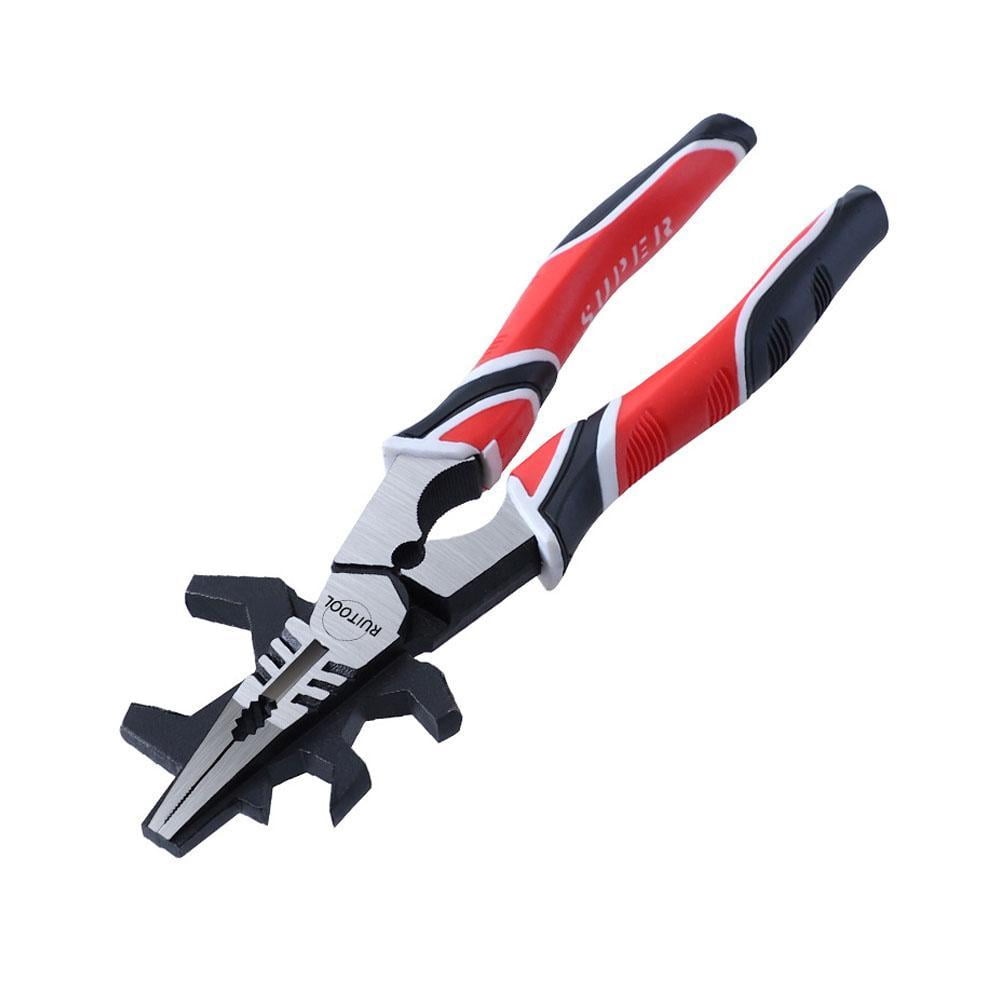 QHUDLV Red 8-Inch Multifunctional Electric Welding Pliers Gas Shielded ...